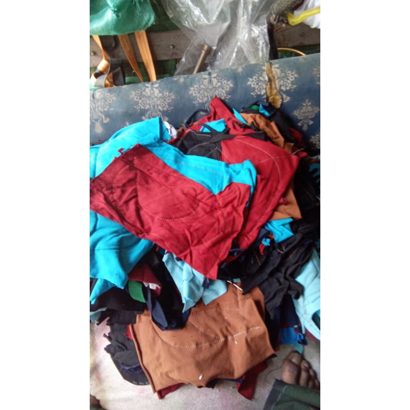 Jual kain lap majun tumpuk warna cocok untuk lap bengkel ,rumah makan ...