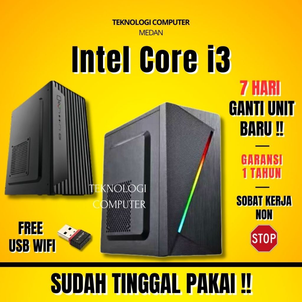 Jual Core i3 ‖ PC Only ‖ Kantor Admin Sekolah ‖ Komputer CPU Rakitan | Shopee Indonesia