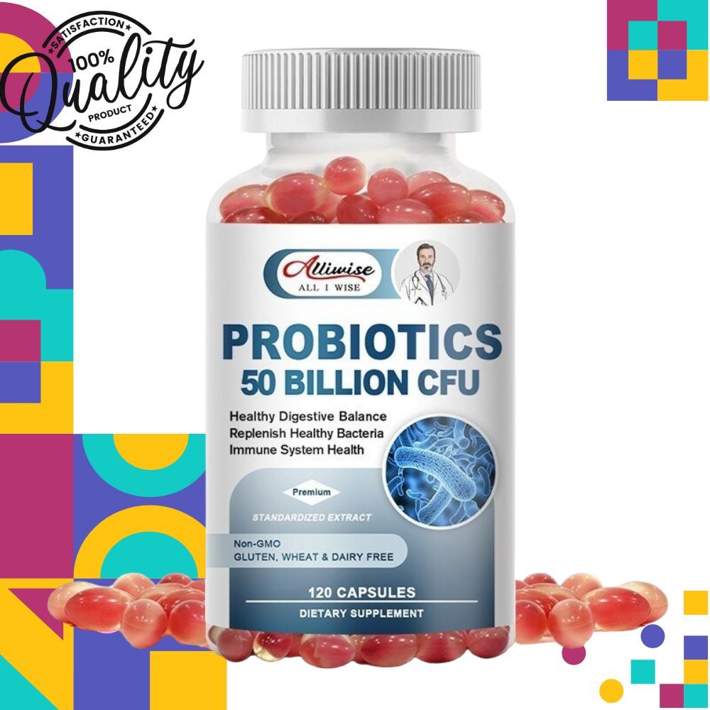 Jual Kapsul Probiotik Alliwise Mendukung Kesehatan Pencernaan & Sistem ...