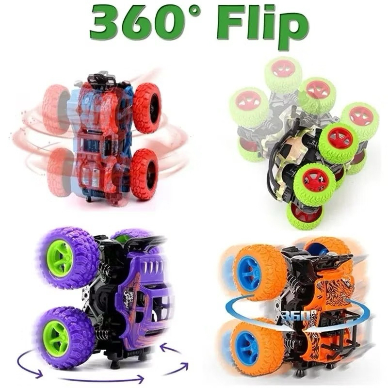 Jual Mainan anak Mobil Inersia Mungil Dua Sisi Graviti OFF ROAD STUNT ...