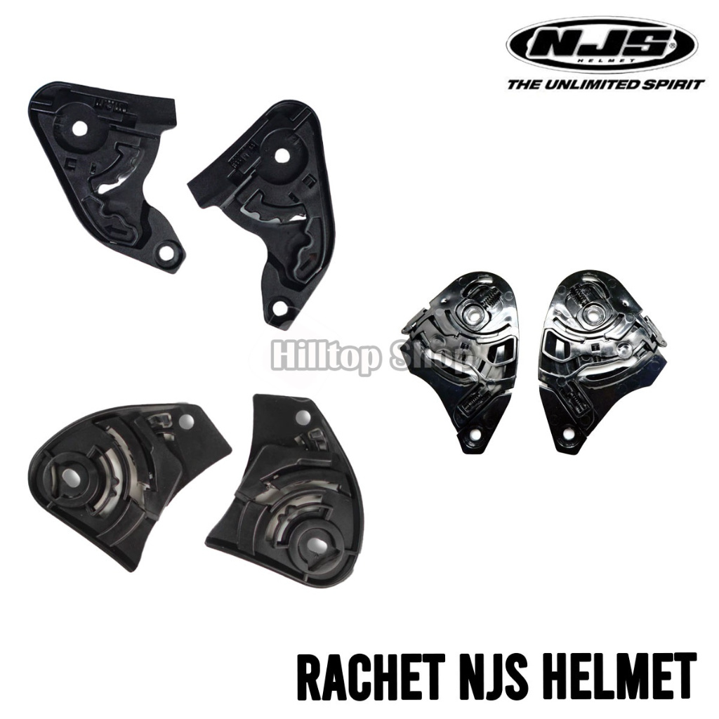 Jual Sparepart Rachet NJS Original Helm Dudukan Kaca Motorcycle Helmet ...