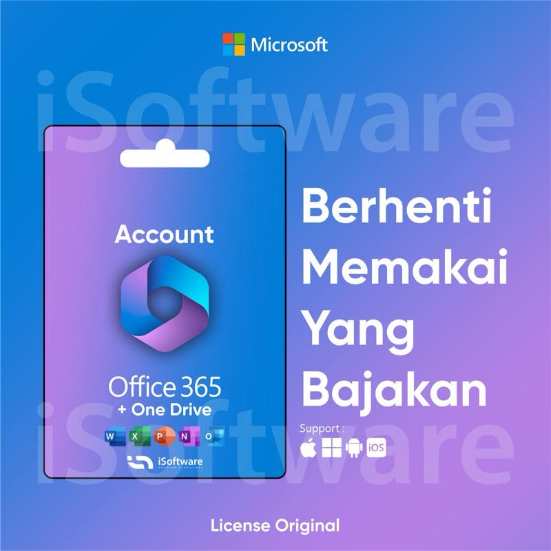 Jual PROMO!! OFFICE 365 + ONE DRIVE 100GB 1 TAHUN BISA DIPAKAI 5 DEVICE MAC, WINDOWS, ANDROID ...