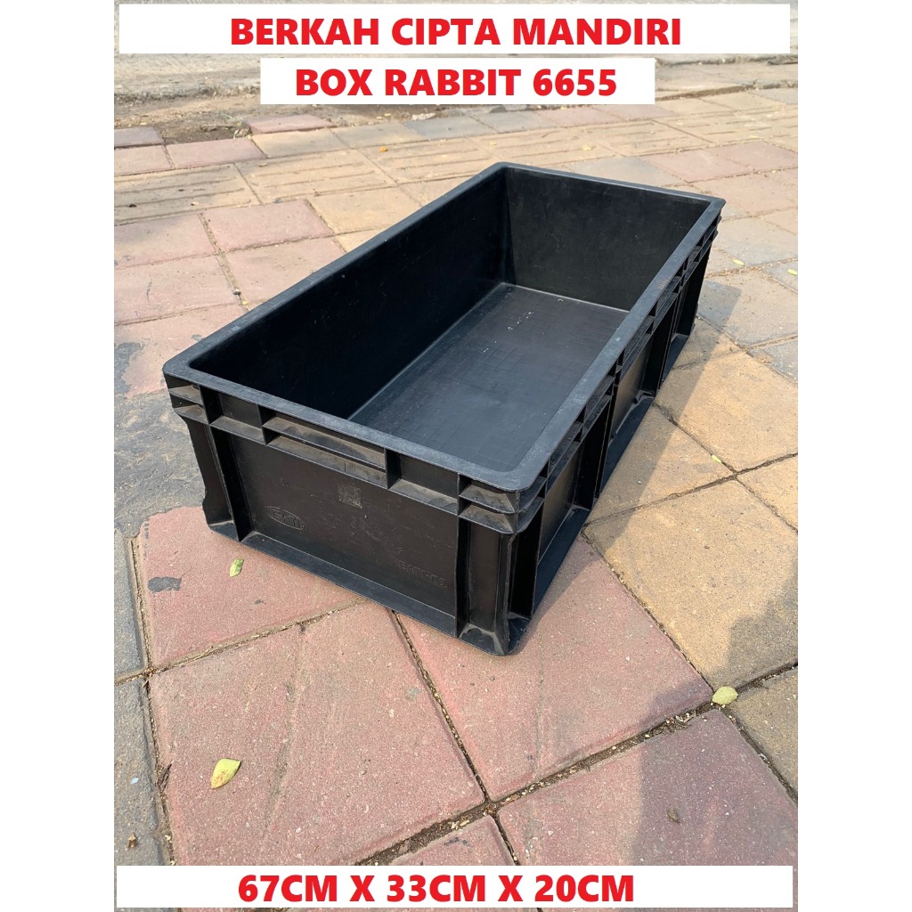 Jual Box rabbit plastik tipe 6655 Bak plastik kontener kotak plastik ...
