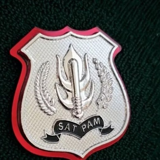 Jual Pin Kewenangan Akrilik Satpam Security Lencana Satpam (tusuk ...