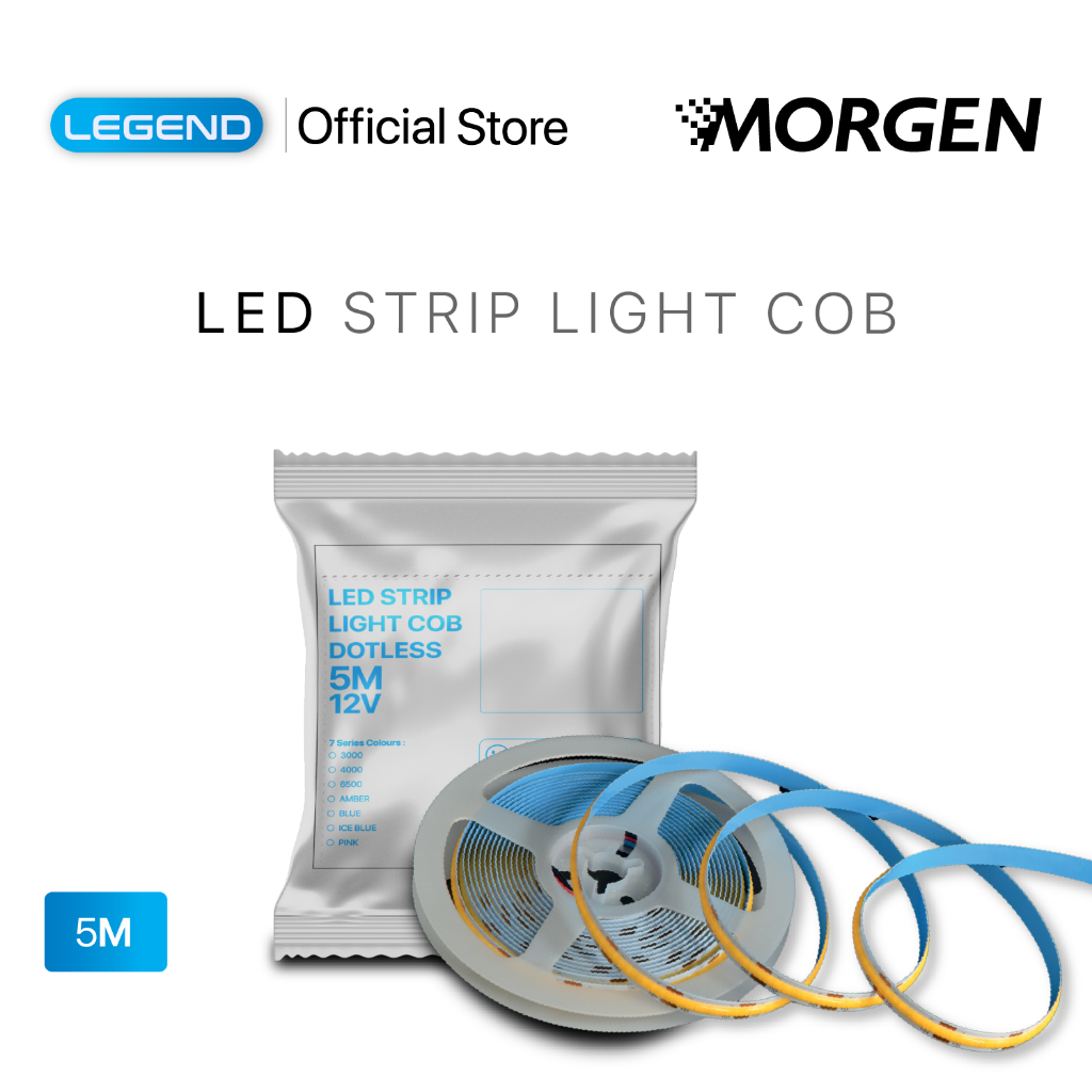 Jual Morgen LED Strip Light COB Legend Series 5 Meter | Shopee Indonesia