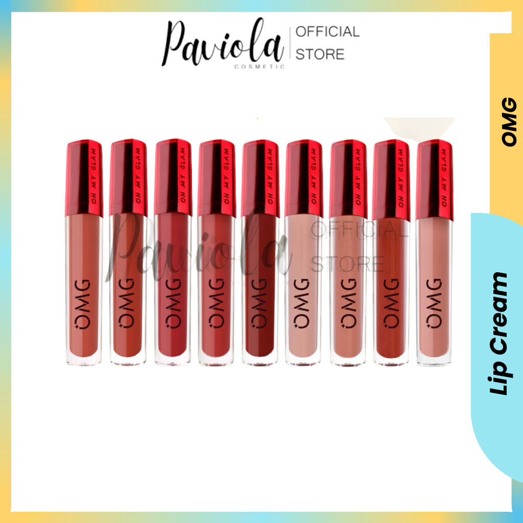 Jual OMG Oh My Glam Matte Kiss Lip Cream 3.5g - OMG Lipcream lipstick ...