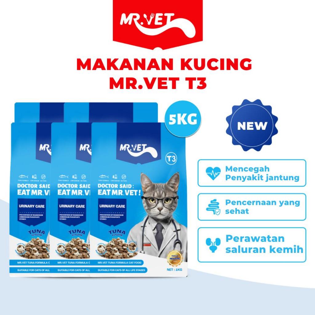 Jual Mr. Vet Urinary Care - Makanan Kucing Kering Mr.Vet T3 5kg untuk ...