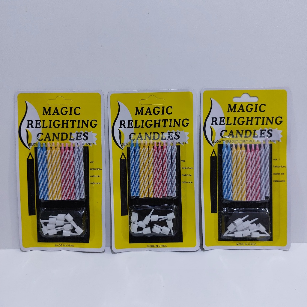 Jual Lilin Ulang Tahun Ultah Magic Candle Happy Birthday Lilin Magic ...