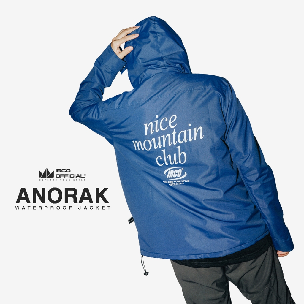 Jual IRCO Anorak Jaket Gunung Outdoor Pria Anti Air Inner Polar Tebal ...