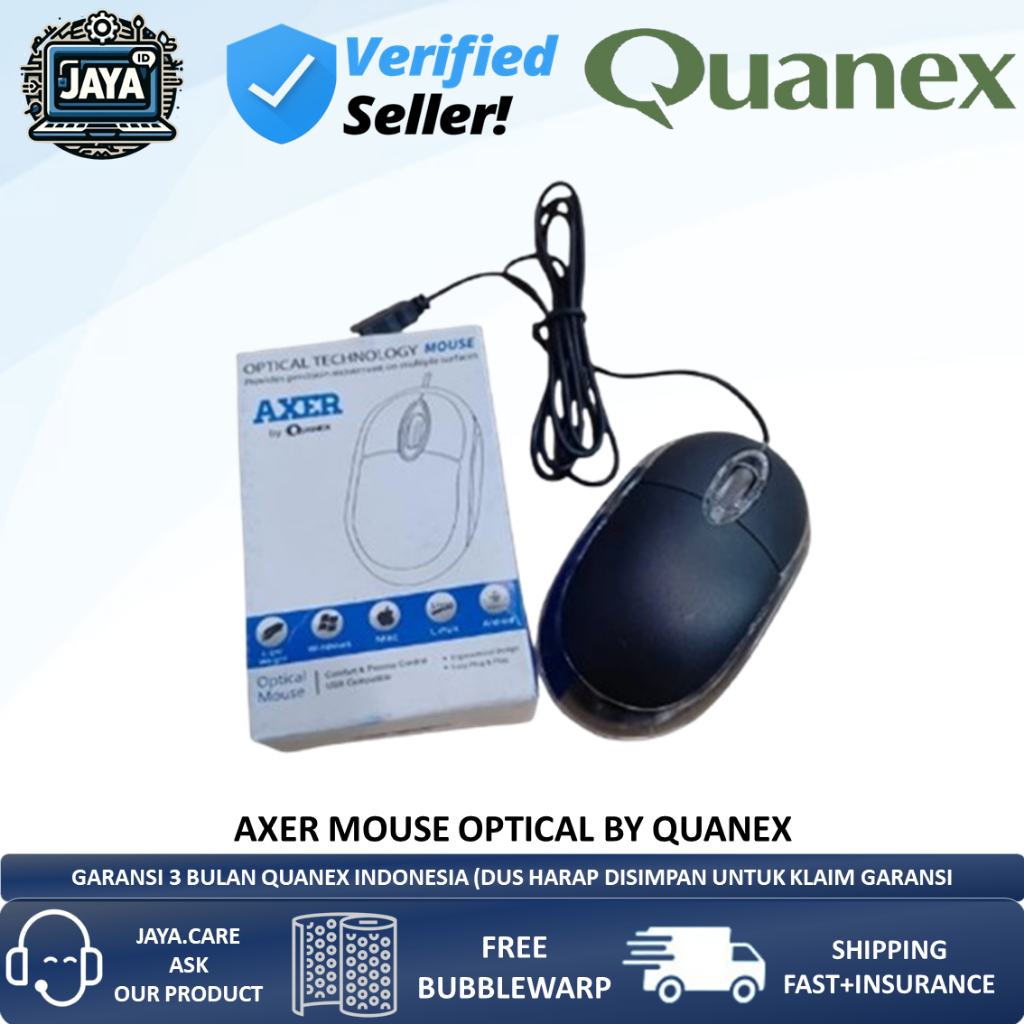 Jual MOUSE QUANEX OPTICAL KEREN MURAH | Shopee Indonesia