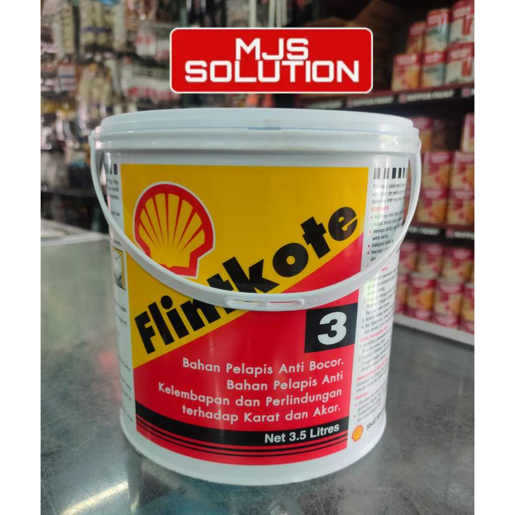 Jual FLINTKOTE 3 SHELL 3,5 L LITER 1 GALON WATERPROOFING BITUMEN ...
