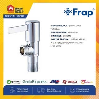 Jual FRAP IF5132 Stop Kran Air Cabang Single Jet Washer Kloset 1/2 ...