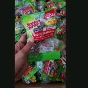 Jual Spons scotch brite kawat stainless satuan jual per pcs | Shopee ...