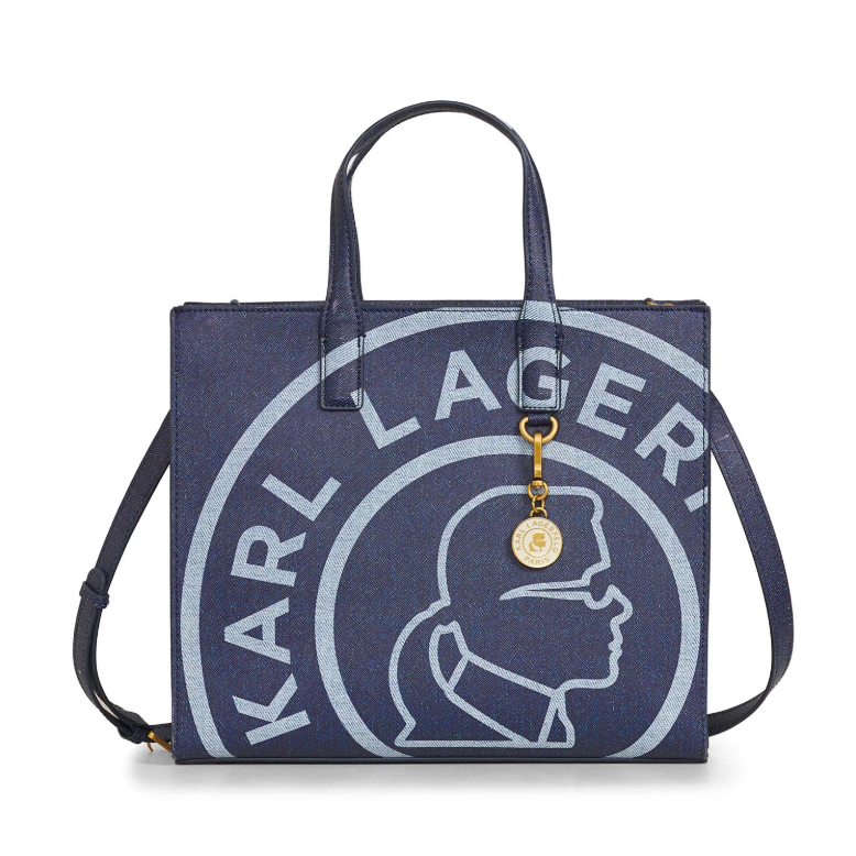Jual PO Karl Lagerfeld Paris Nouveau Exploded Logo Print Satchel - Bisa ...