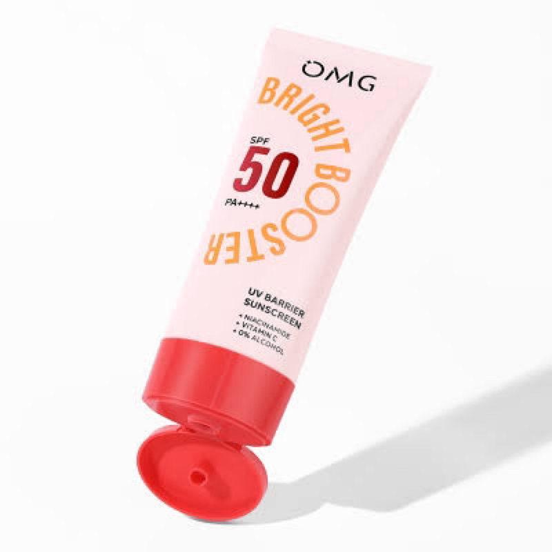 Jual OMG OH MY GLAM Bright Booster UV Barrier Sunscreen SPF 50 PA ...