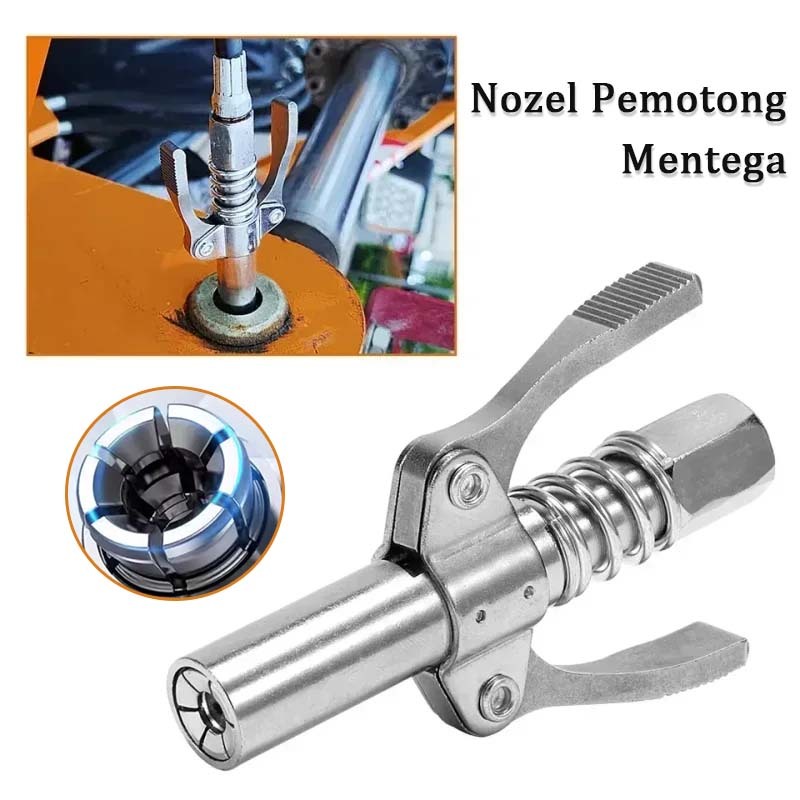 Jual Alat Grease Gemuk Nosel Gemuk Alat Grease Coupler Duty Kunci Ganda ...