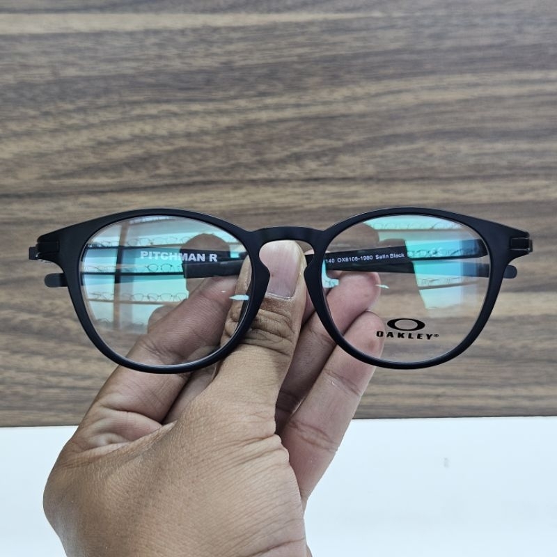 Jual frame kacamata pria wanita bulat OX8105 1980 hitam doff full ...