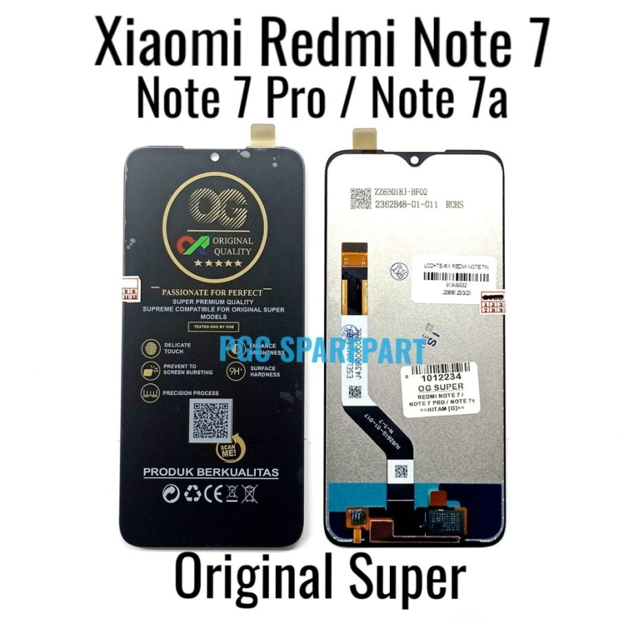Jual OG SUPER - LCD Touchscreen Redmi Note 7 Note 7 Pro Note 7S | Shopee Indonesia