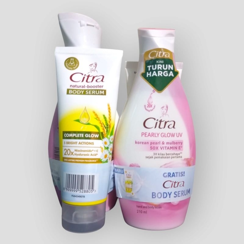 Jual Paket Citra Hand and body lotion 210ml gratis body serum citra | Shopee Indonesia