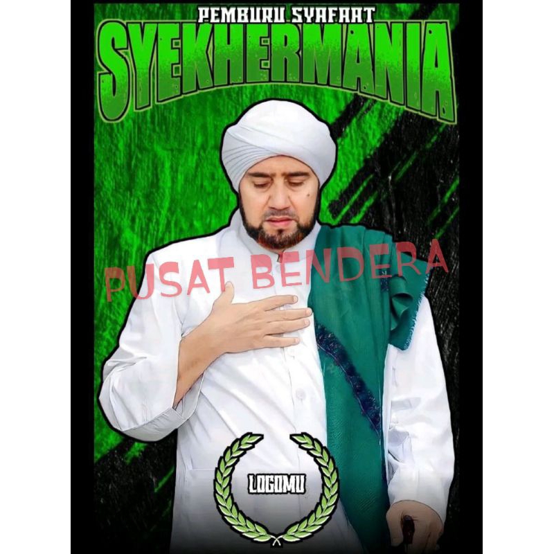 Jual BENDERA SHOLAWAT FULL PRINTING HABIB SYECKH//SYEKHERMANIA//BISA ...