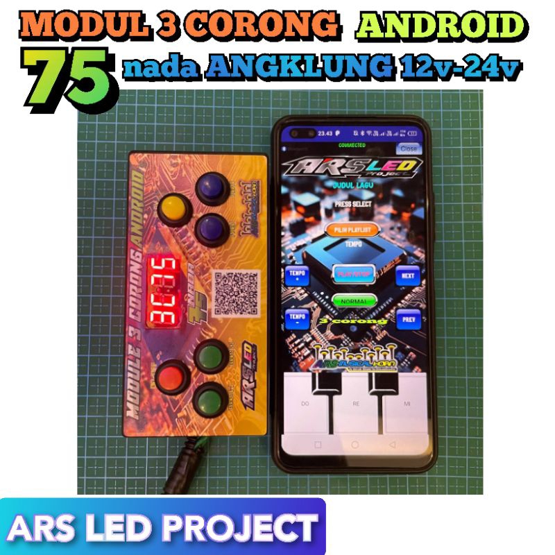 Jual MODUL 3 CORONG ANDROID 75 NADA ANGKLUNG 12v 24v | Shopee Indonesia