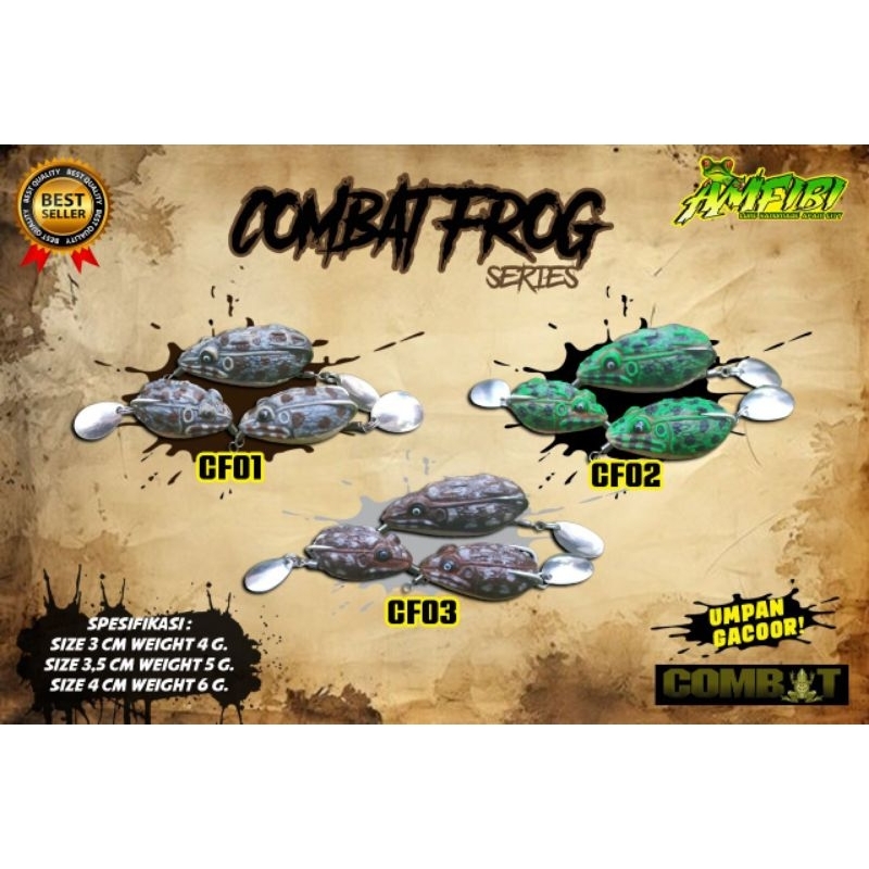 Jual SOFT FROG AMFIBI LURE COMBAT | Shopee Indonesia