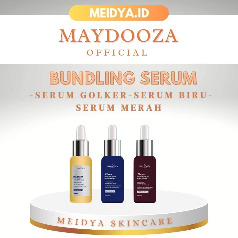 Jual [ MAYDOOZA ] Aha Ampoule body peeling | Body Serum Nano Red Night ...