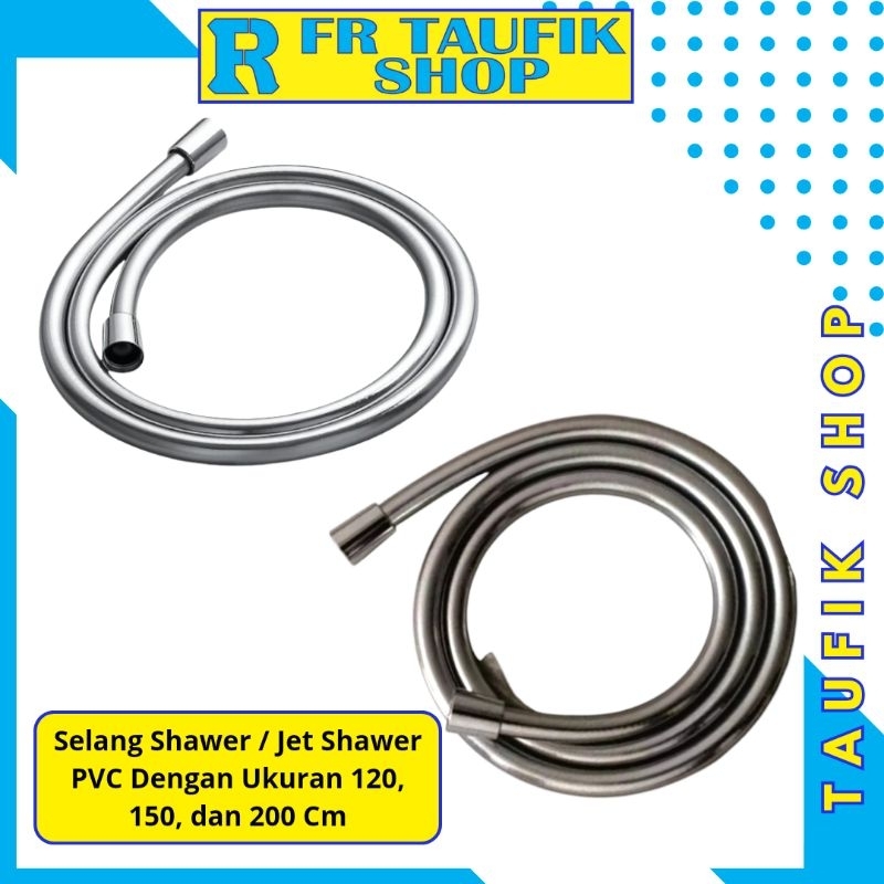 Jual Flexible Shower / selang shower 120, 150 dan 200 Cm - silver ...