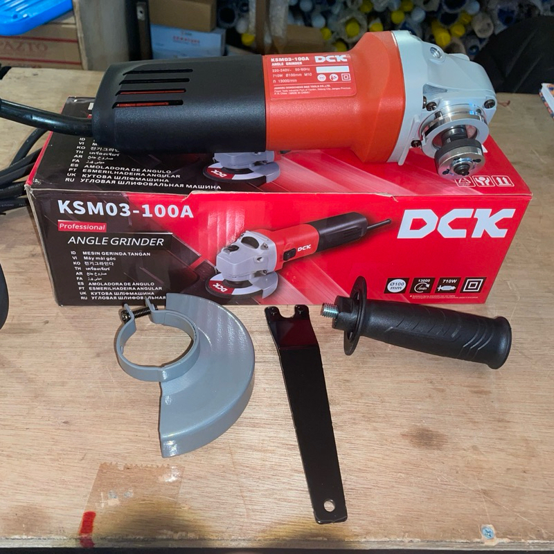 Jual GERINDA TANGAN 4 INCH KSM03-100A MERK DCK ANGLE GRINDER DCK KSM03 ...