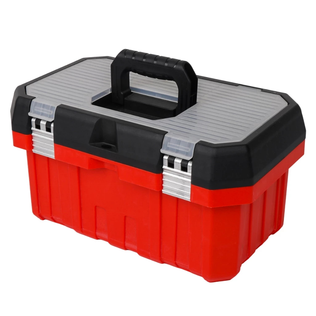 Jual Kotak Toolbox 15" Inch Plastik PVC Tool Box Penyimpanan Alat Perkakas Kit JLD 1594 | Shopee ...