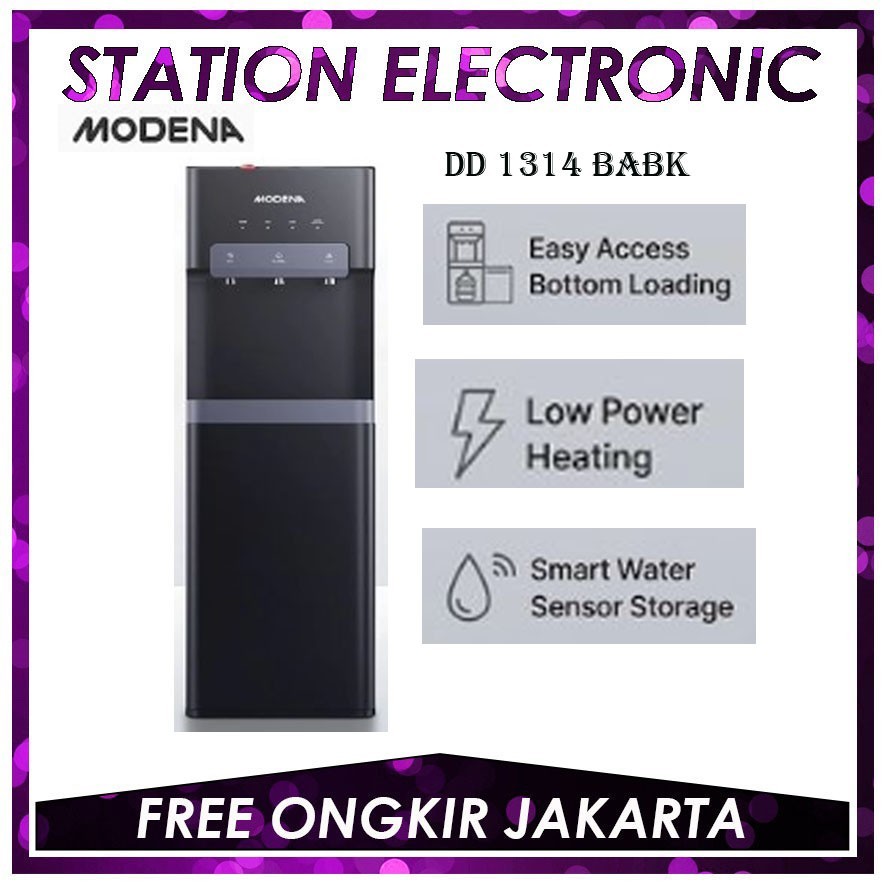 Jual Modena Water Dispenser DD 1314BABK - COMPRESOR GALON BAWAH DD ...