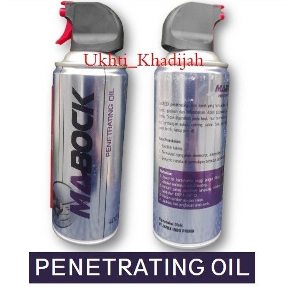Jual MABOCK PENETRATING OIL ANTI KARAT 400 SEMPROTAN PELUMAS WD ...