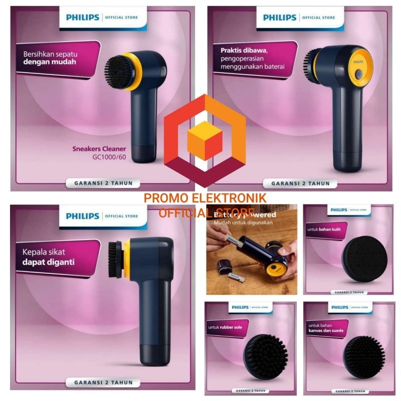 Jual PHILIPS GCA1000 /60 SNEAKER CLEANER / ALAT PEMBERSIH SEPATU GCA ...