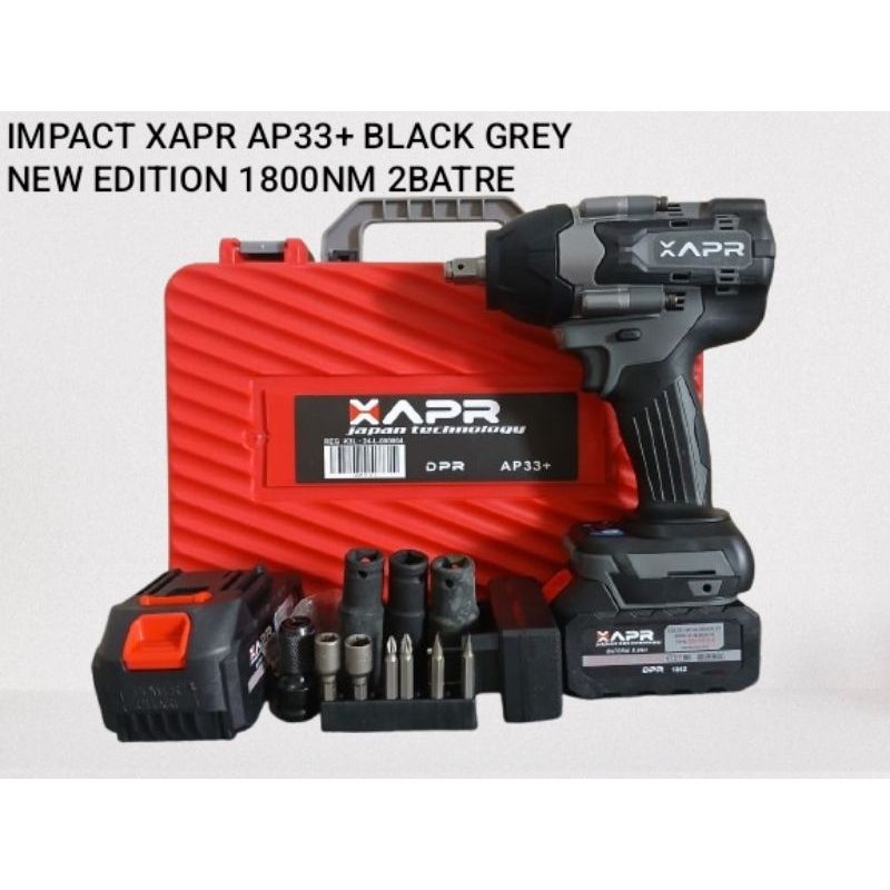 Jual GARANSI 3 TAHUN IMPACT WRENCH AP33+ JUMBO 1800NM APR 2BATRE KOPER ...