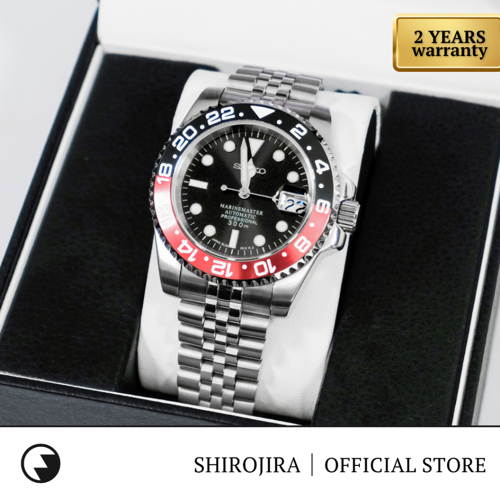Jual Shirojira Seiko Mod Submariner Coke Mod Automatic NH35 | Shopee Indonesia