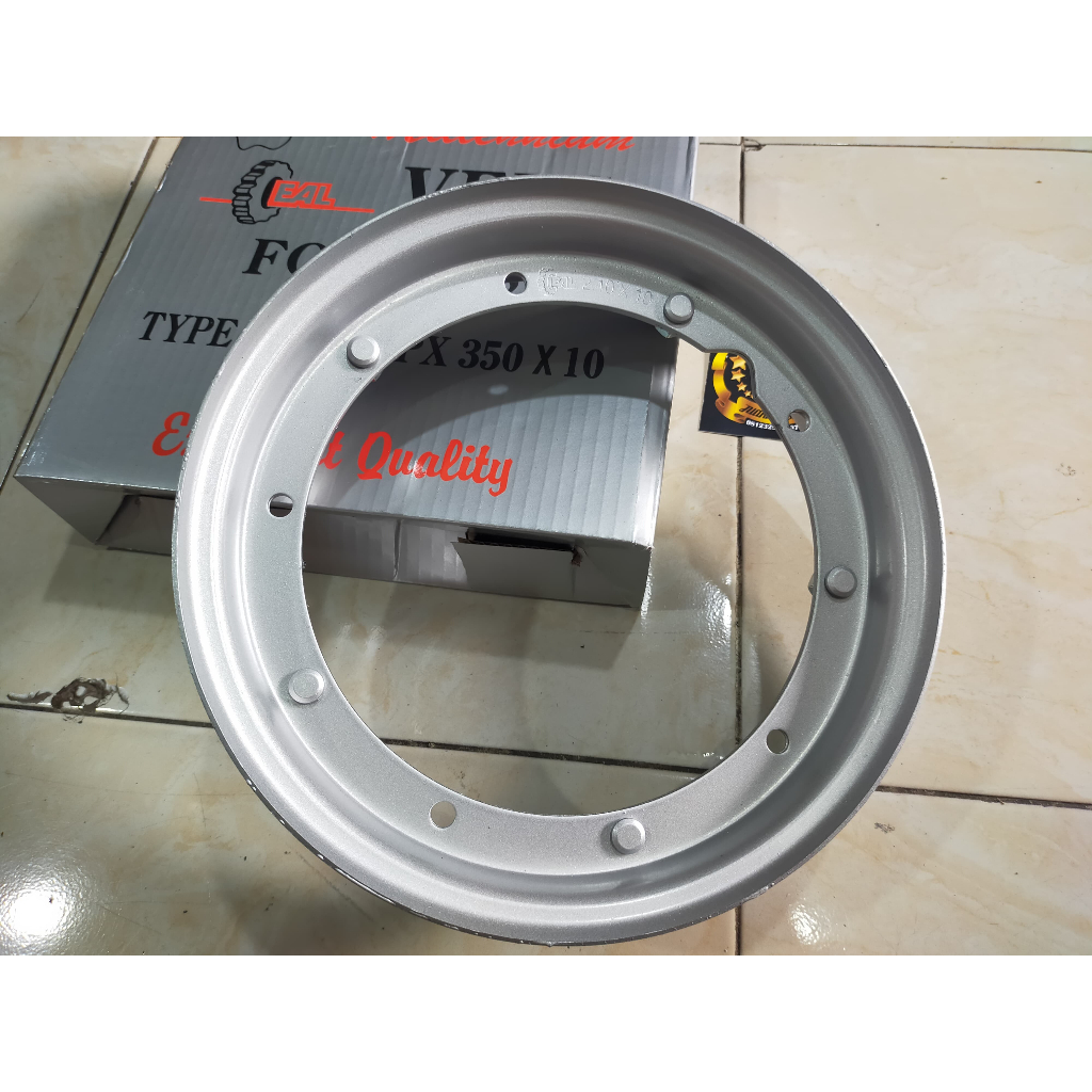 Jual Velg Pelek Pelk Velk Roda Ring 10 Vespa Klasik Original EAL ...