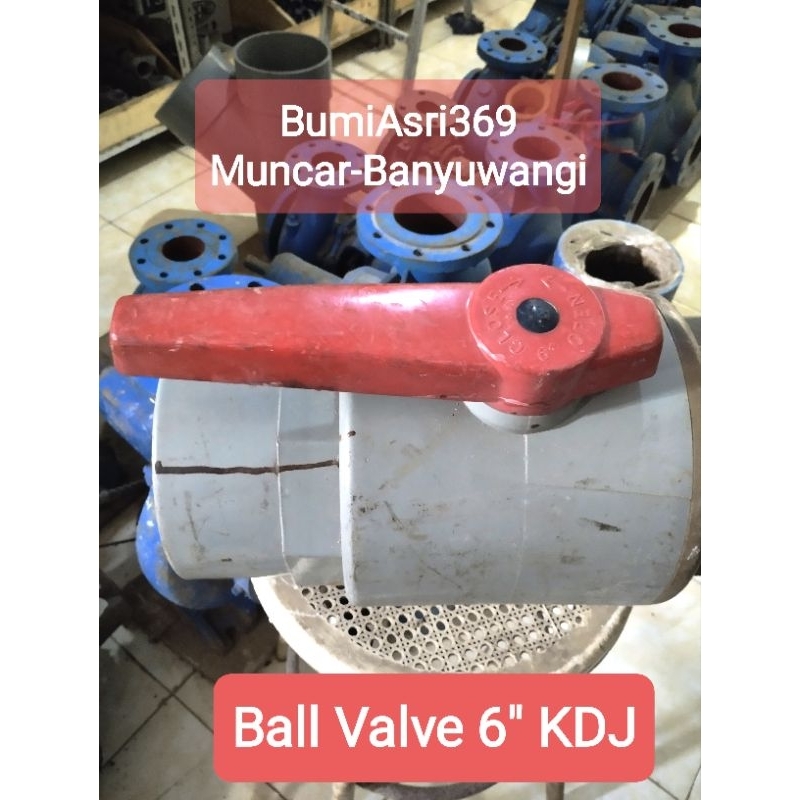 Jual Ball Valve King Da Jeng 6 inch PVC / Stop Kran PVC KDJ 6" | Shopee ...