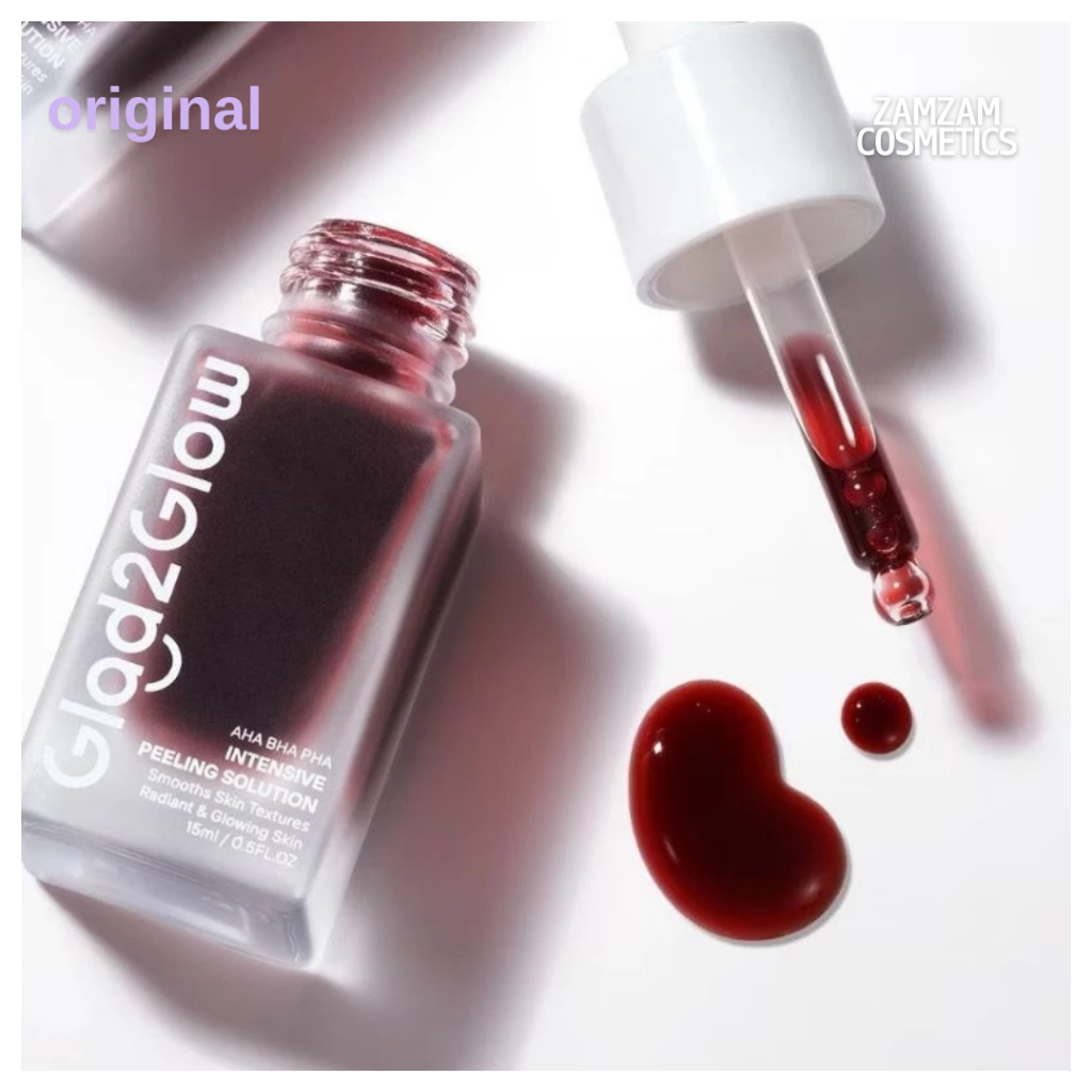 Jual [ORIGINAL] Glad2Glow AHA BHA PHA intensive Peeling Solution 15ml ...