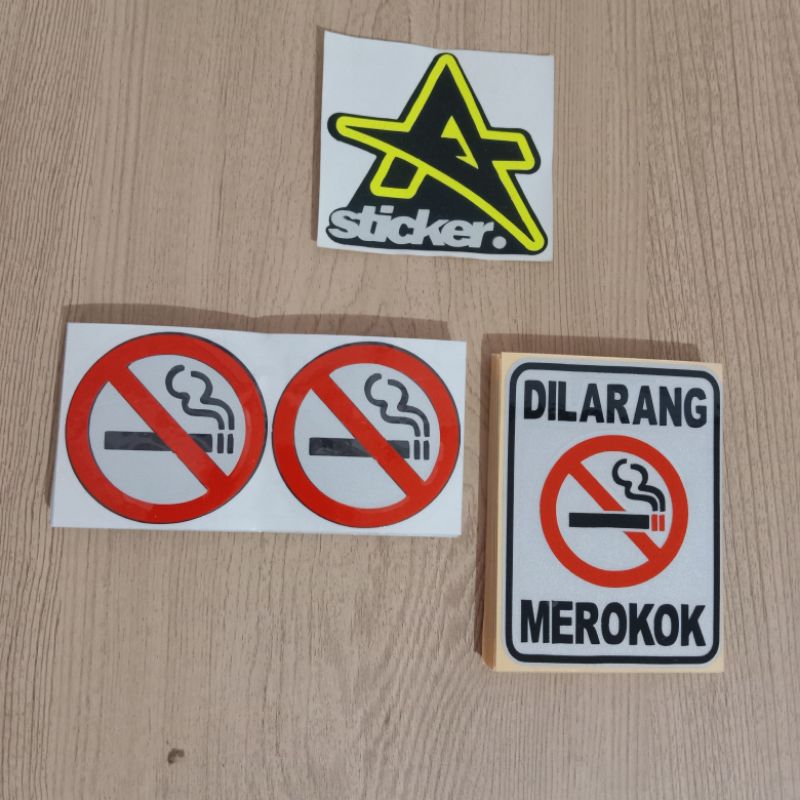 Jual Sticker cutting dilarang merokok stiker cutting | Shopee Indonesia