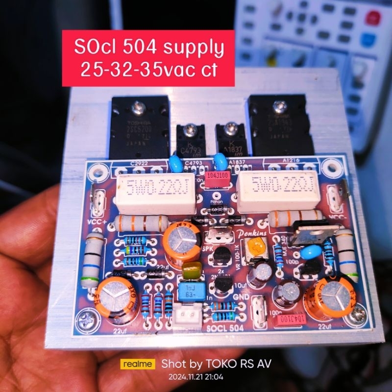 Jual Kit Driver Socl 504 Lengkap Transistor Final / Kit Driver Super ...