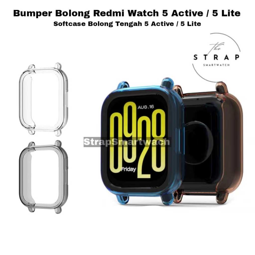 Jual Bumper case Redmi Watch 5 Active / 5 Lite Case Bolong 5 Active / 5 ...