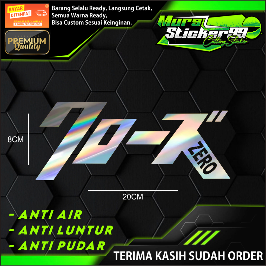 Jual Sticker Cutting CROWS ZERO Cocok Untuk Motor Dan Mobil | Shopee ...
