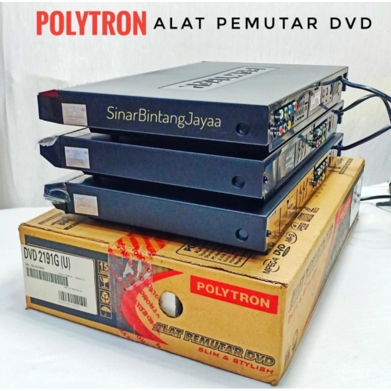 Jual DVD PLAYER POLYTRON 2165G 2167G 2268G 2191G 2192G 2165 2191 2192 ...