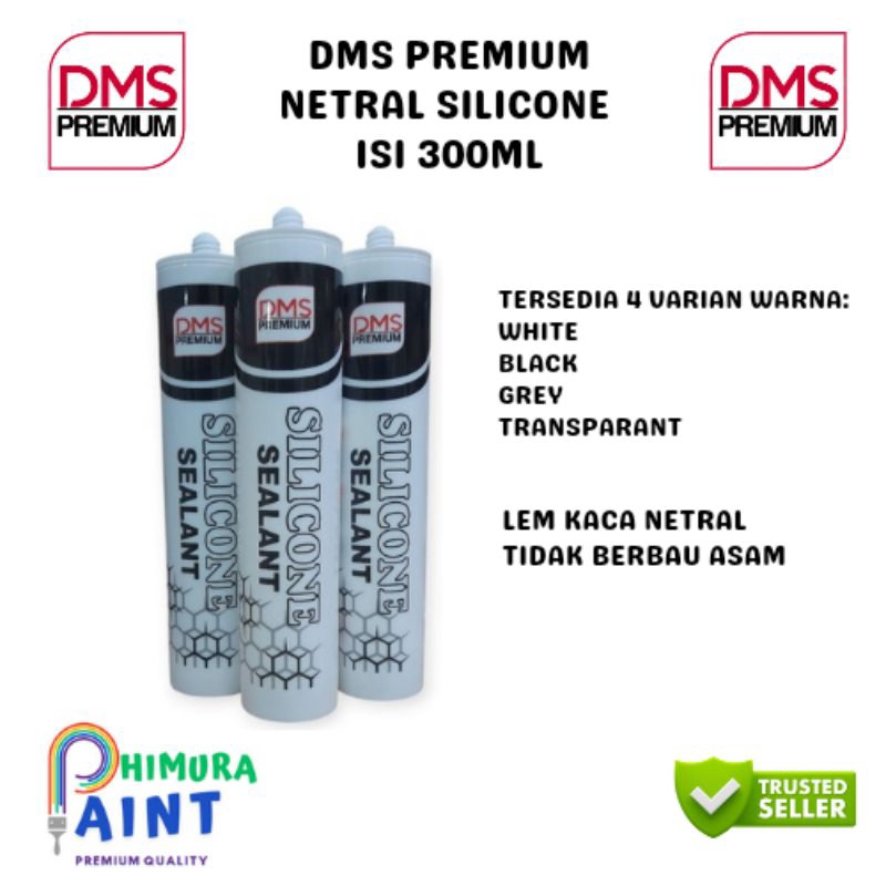 Jual Lem Kaca Silicone Netral Sealant Dms Premium | Shopee Indonesia