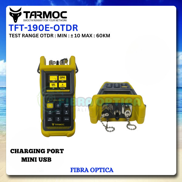 Jual Tarmoc TFT-190E-OTDR | OTDR 1550nm ,OPM,VFL | Shopee Indonesia