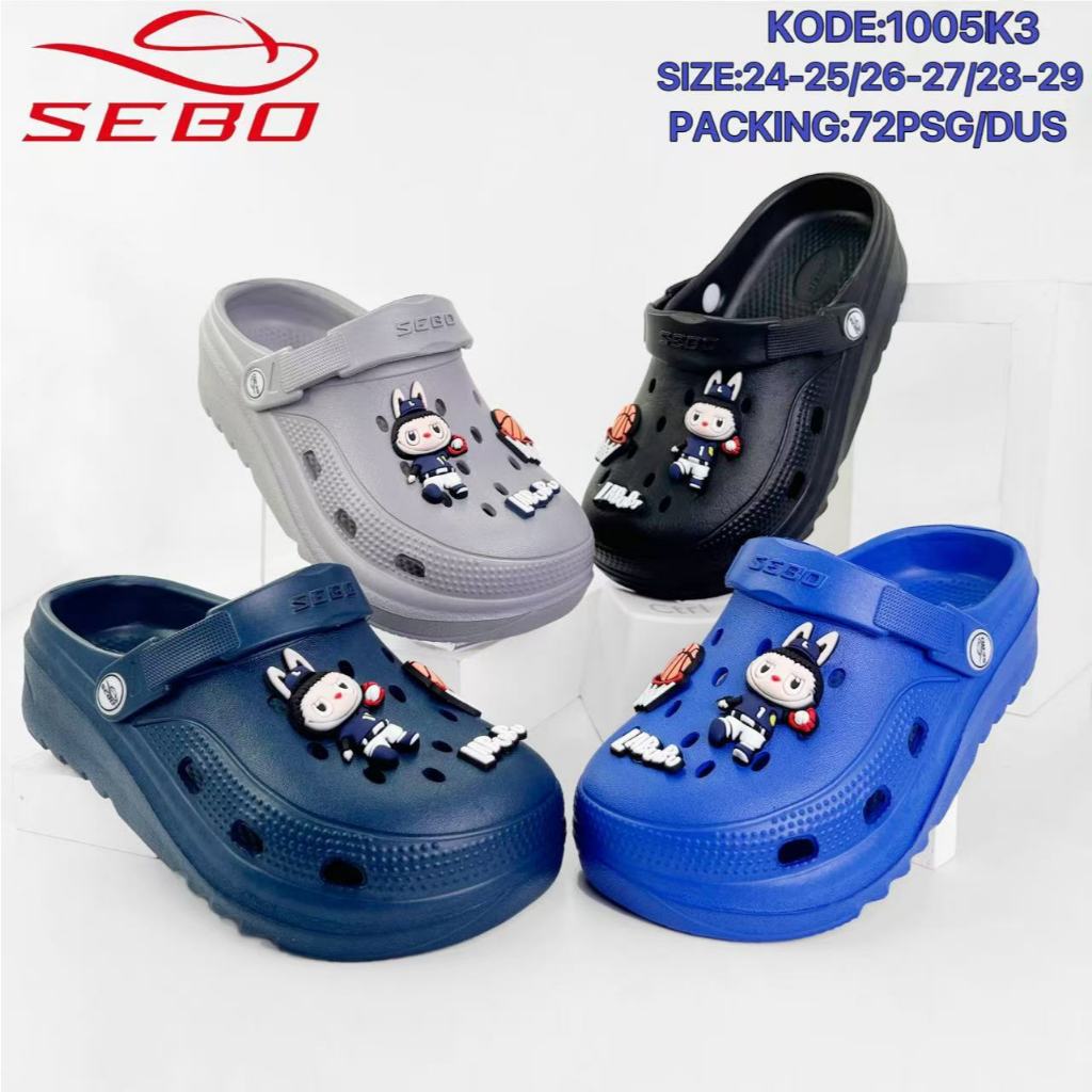 Jual Sandal Baim Anak LABUBU Popmart Laki Laki Sandal Kodok Anak ...