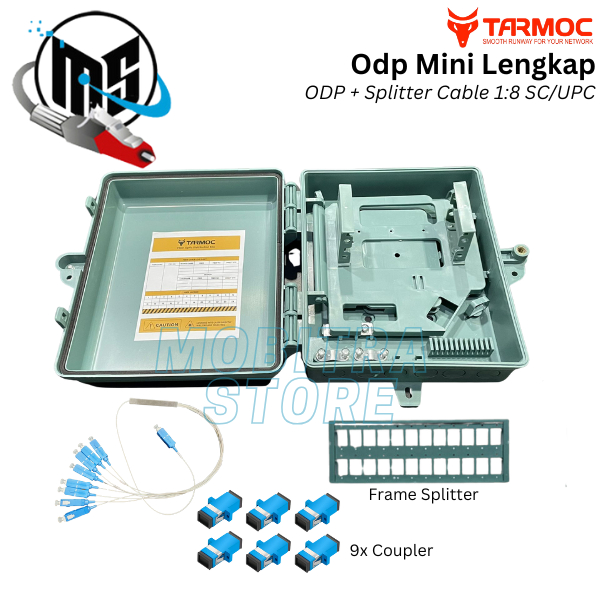 Jual Combo ODP 8 Core Lengkap Splitter 1:8 UPC | ODP mini 8 Core Lengkap | Shopee Indonesia