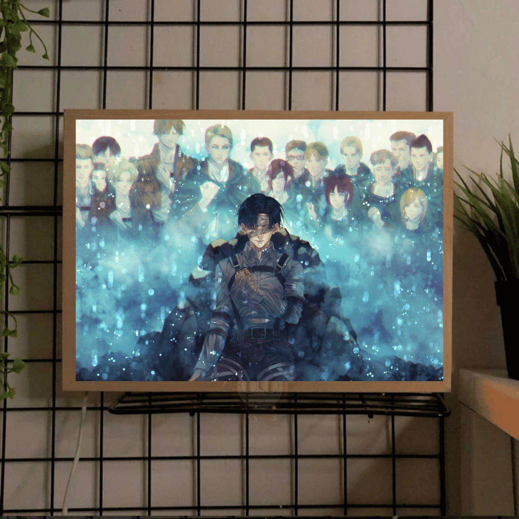 Jual [BISA CUSTOM] Desain Anime Attack On Titan ( AOT ) Light Painting ...