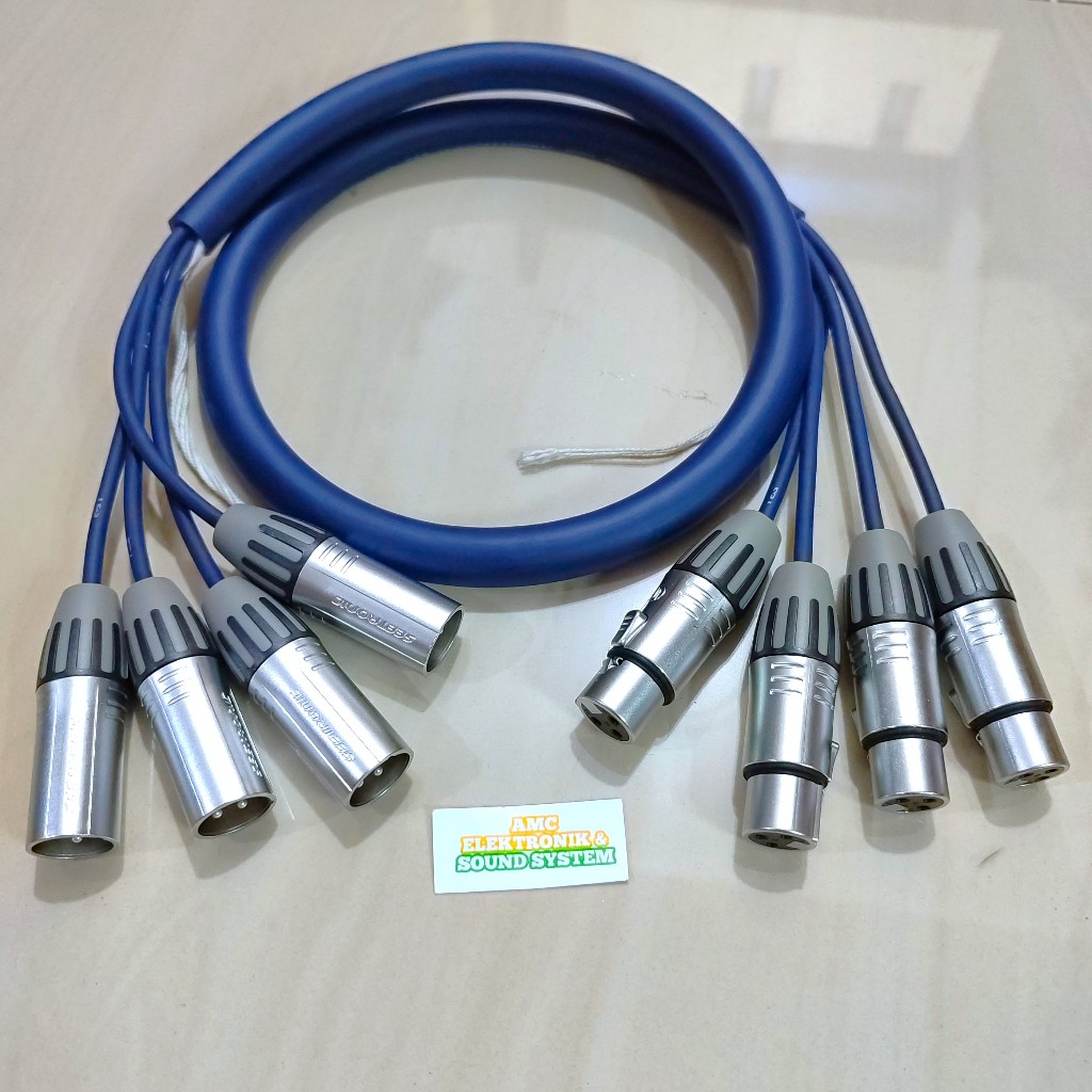 Jual PAKET KABEL SNAKE 4 CH SPL CSB-04 CANON MALE FEMALE SEETRONIK ...