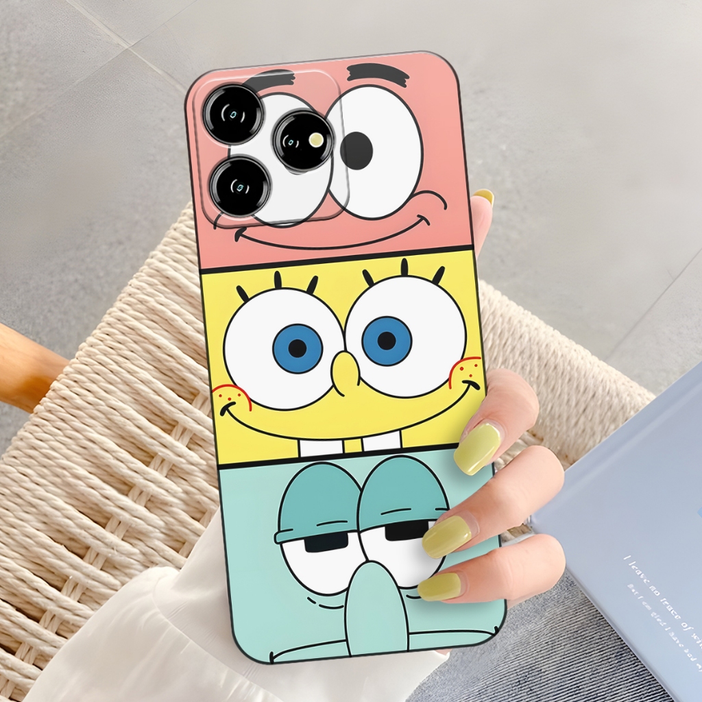 Jual Casing ZTE Blade V50 Design Terbaru / Softcase ZTE Blade V50 Design Motif Spongebob - Case ...